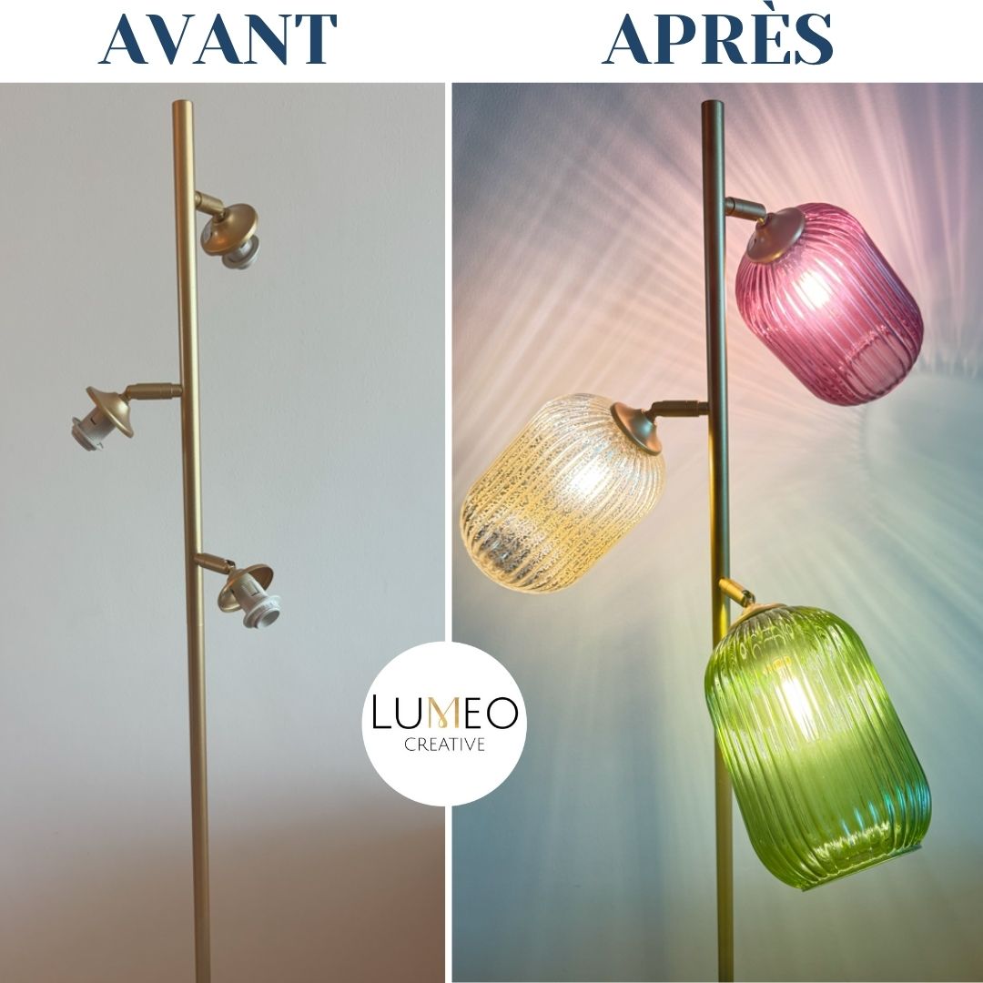 Changer votre abat-jour en verre n’a jamais été aussi simple et stylé ...