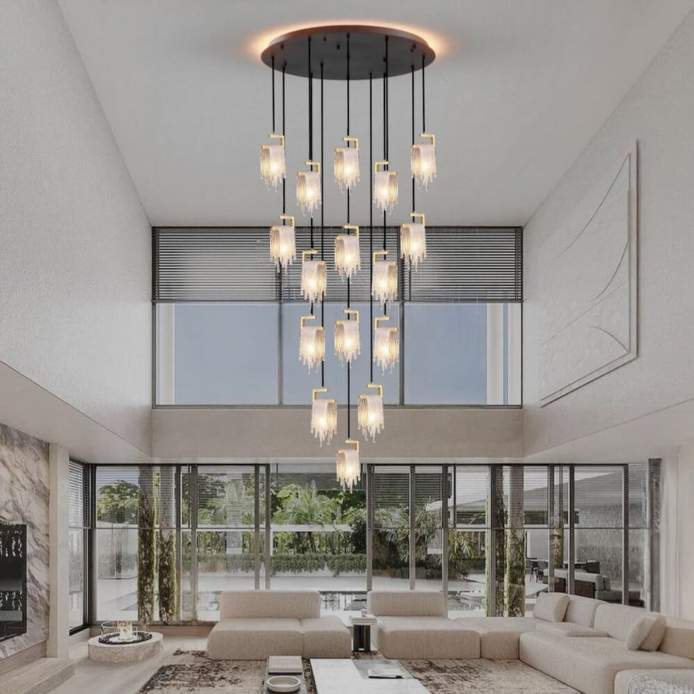 Suspension STALIA | Spéciale hauteur sous plafond | Création Sur-mesure ...