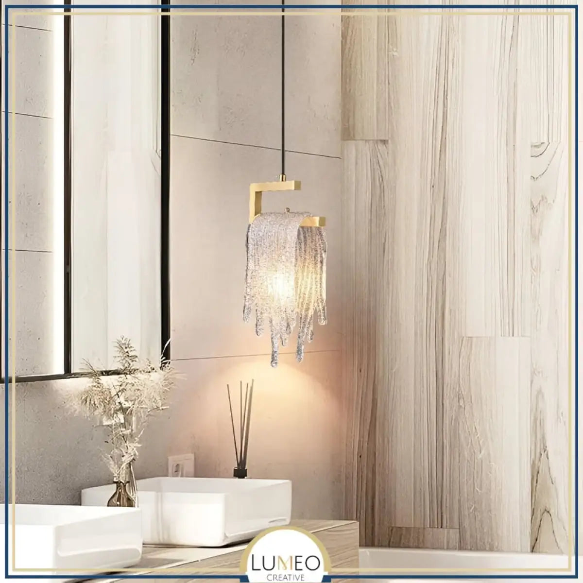STALIA Suspension | Luxurious Crystal Light Fixture – Lumeo creative